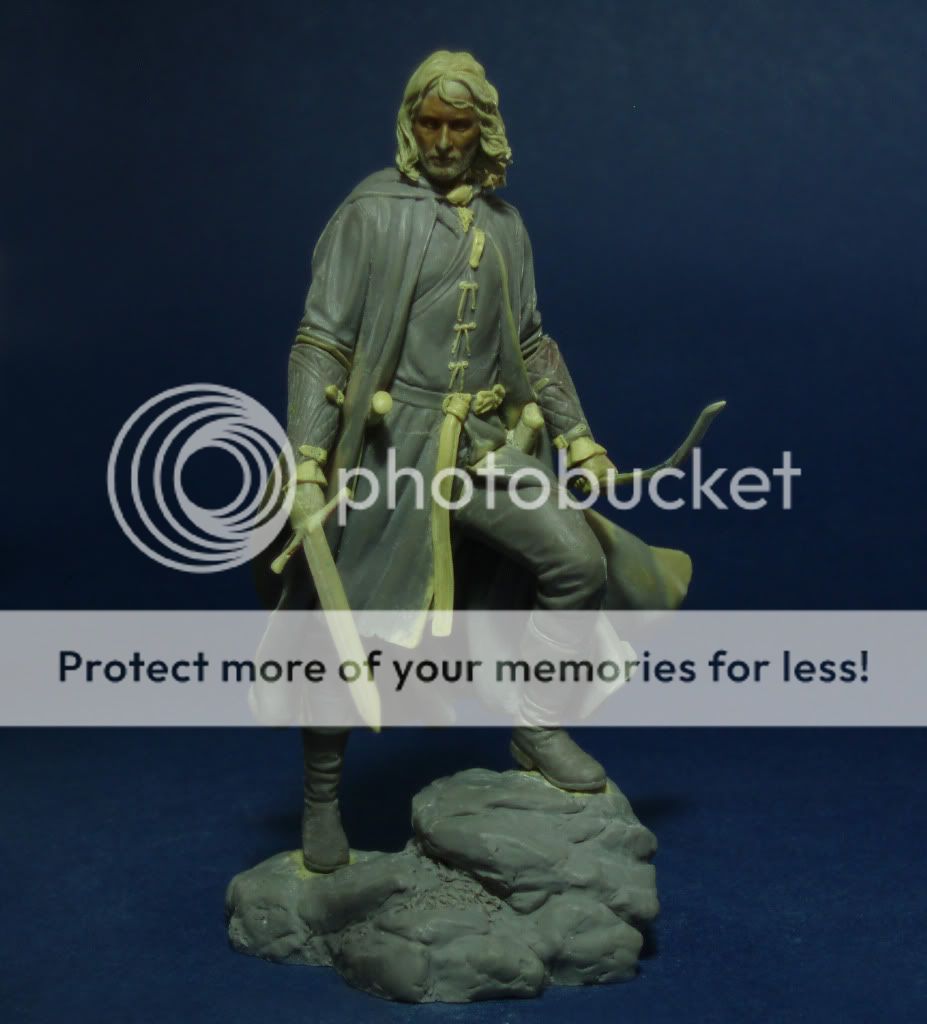 Completed - Aragorn 75mm. Knight Models | planetFigure | Miniatures