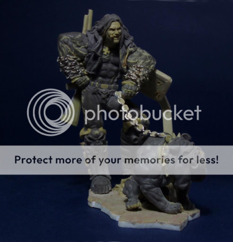 Completed - Lobo, 70mm. Knight Models | planetFigure | Miniatures