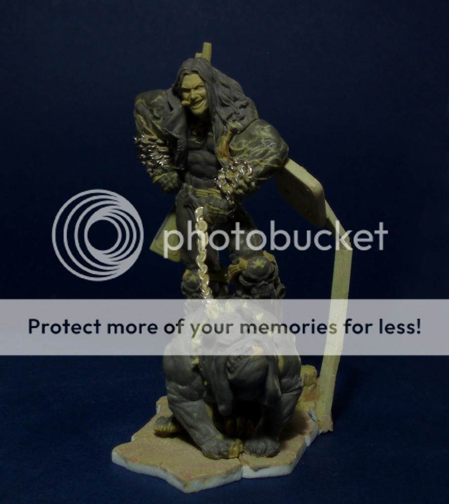 Completed - Lobo, 70mm. Knight Models | planetFigure | Miniatures