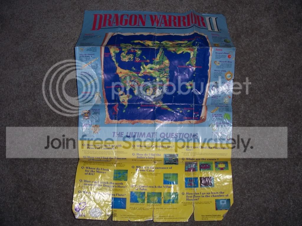 DW2 and DW4 Game, Box and Map Snaps - General Dragon Quest/Dragon ...