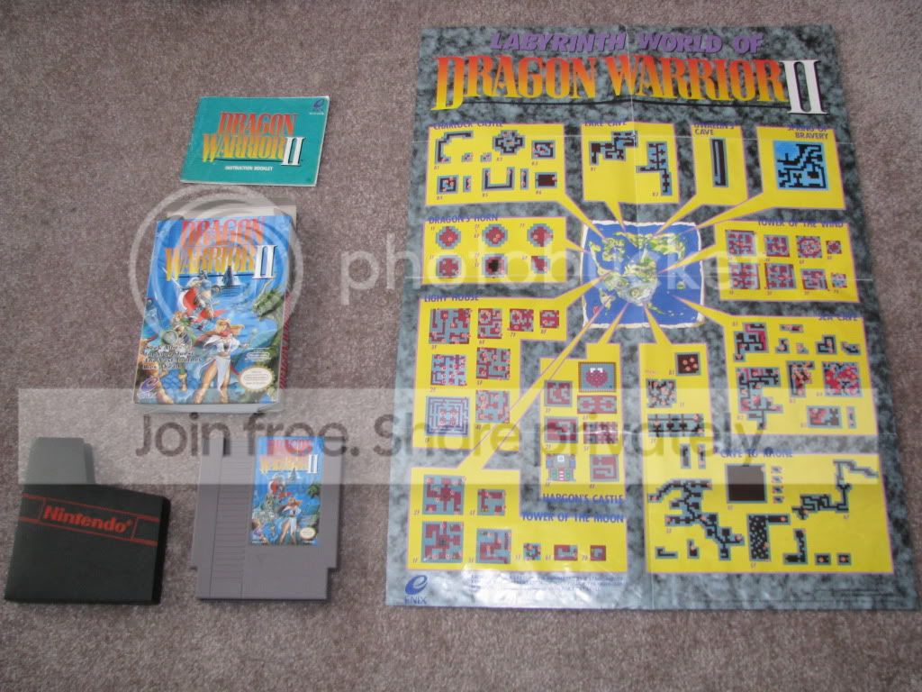 DW2 and DW4 Game, Box and Map Snaps - General Dragon Quest/Dragon ...