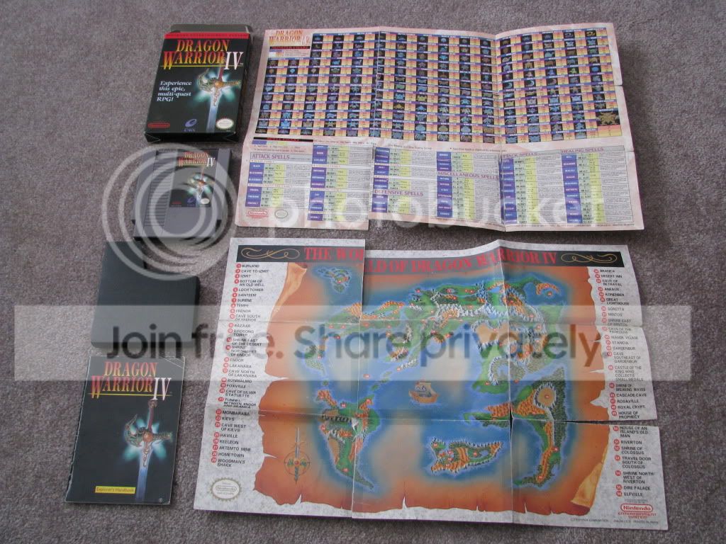 DW2 and DW4 Game, Box and Map Snaps - General Dragon Quest/Dragon ...